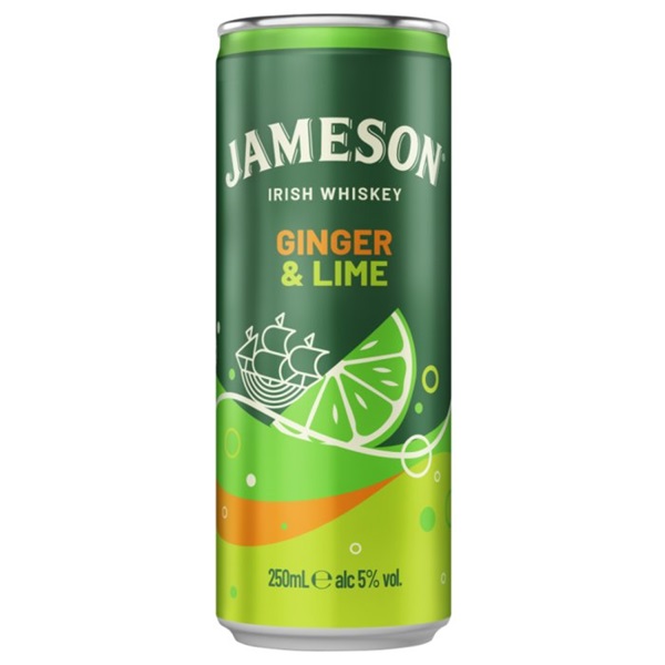 Jameson Ginger & Lime (250ml) - Castle Off-Licence