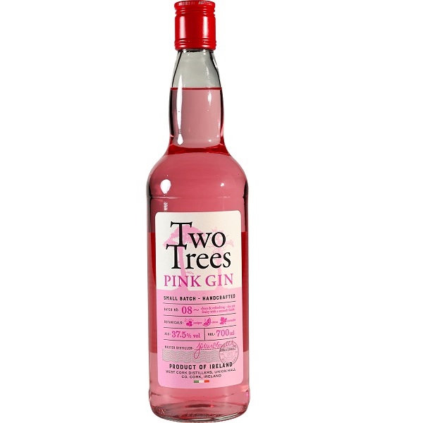 Two Trees Pink Gin (70cl) - Castle Off-Licence