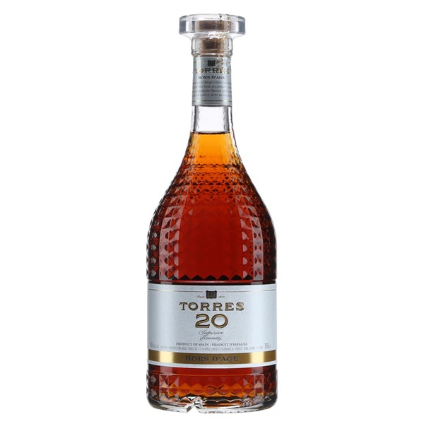 Torres 20 Hors D'Age Brandy (70cl) - Castle Off-Licence