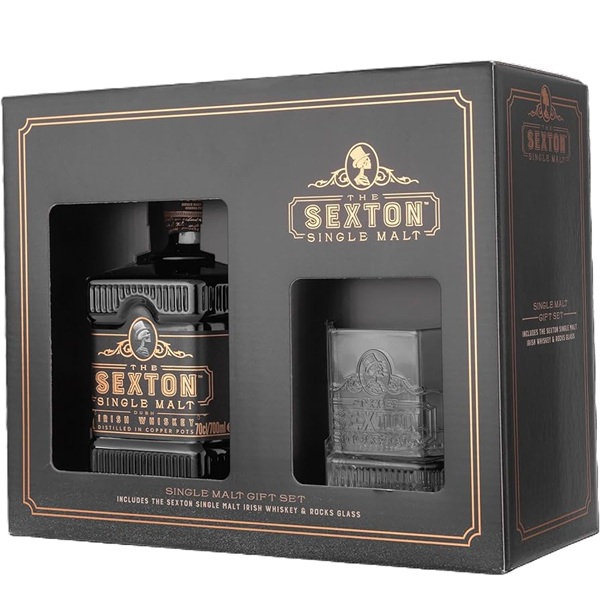 The Sexton Single Malt Gift Set (70cl) - Castle Off-Licence